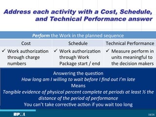 Integrating cost schedule and technical performance | PPT