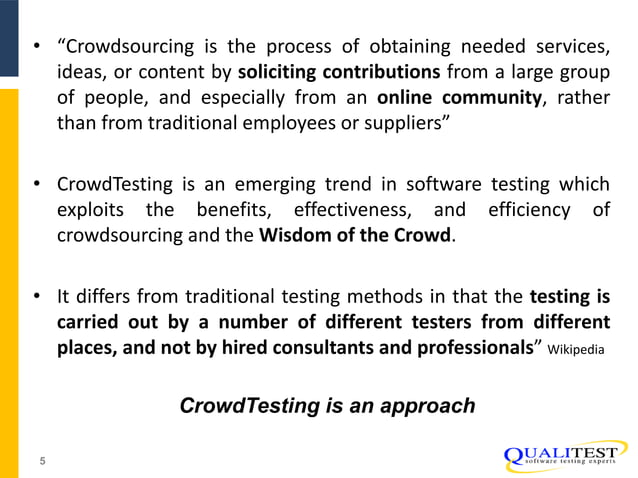 Integrating crowd testing into ci | PPT