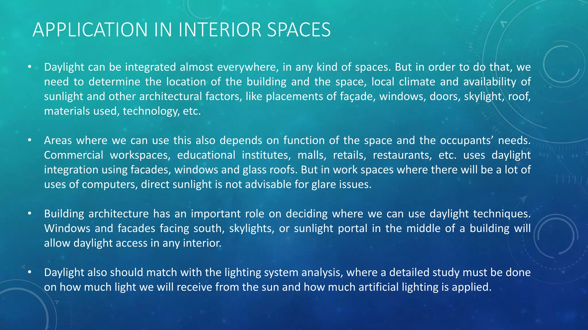 Integrating daylight in interiors | PDF
