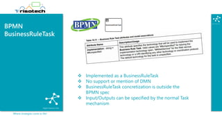 Integrating DMN FEEL to BPMN and CMMN Denis Gagne | PPTX