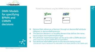 Integrating DMN FEEL to BPMN and CMMN Denis Gagne | PPTX
