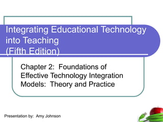 Integrating educational technology into teaching | PPT