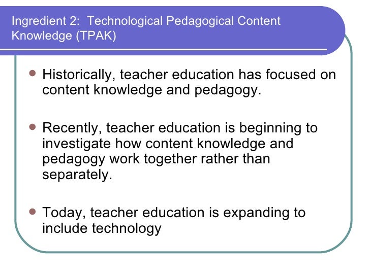 Integrating educational technology into teaching