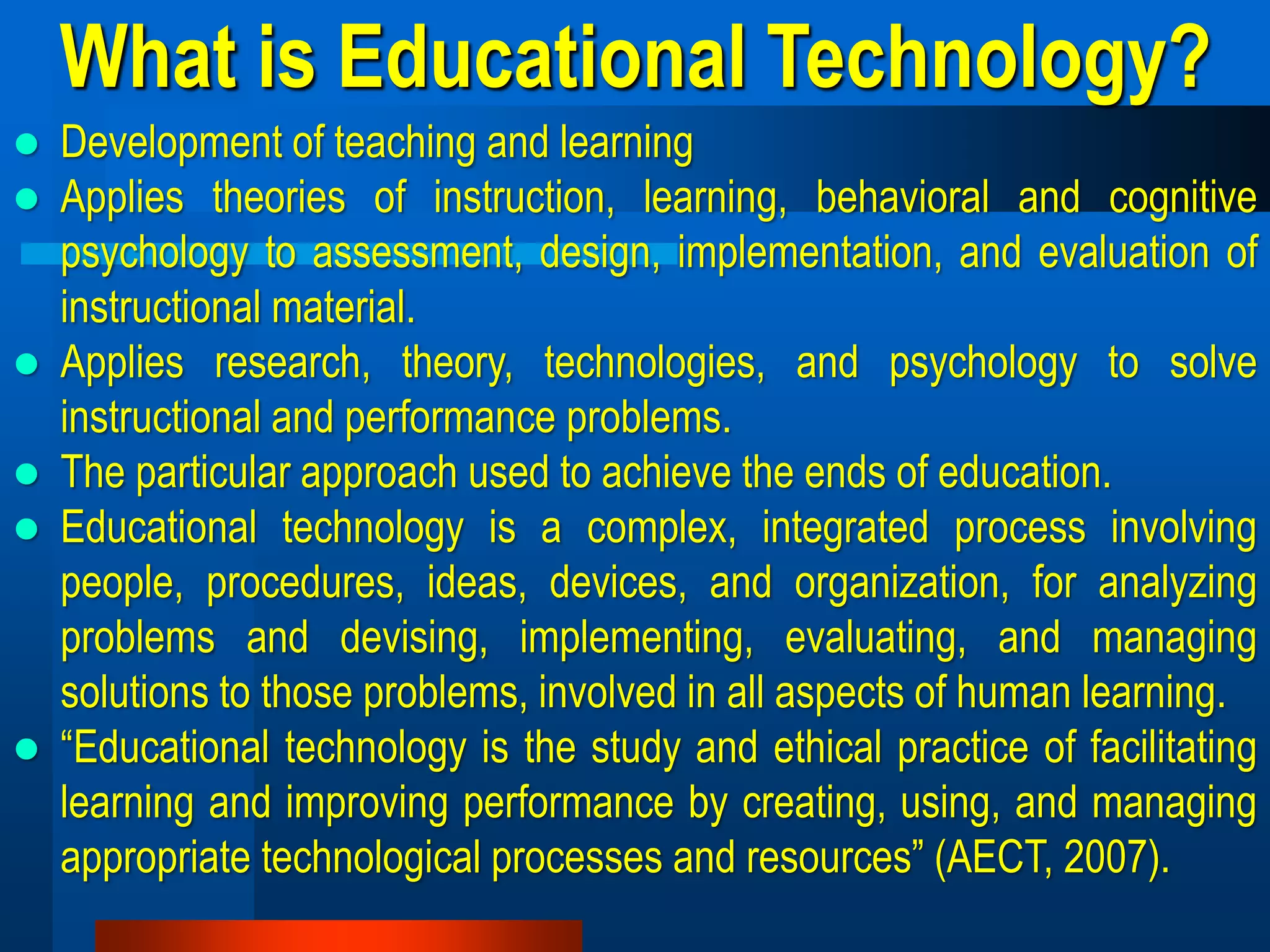 Integrating educational technology into teaching | PPT