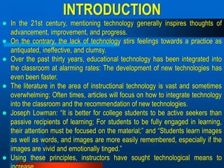 Integrating educational technology into teaching | PPT