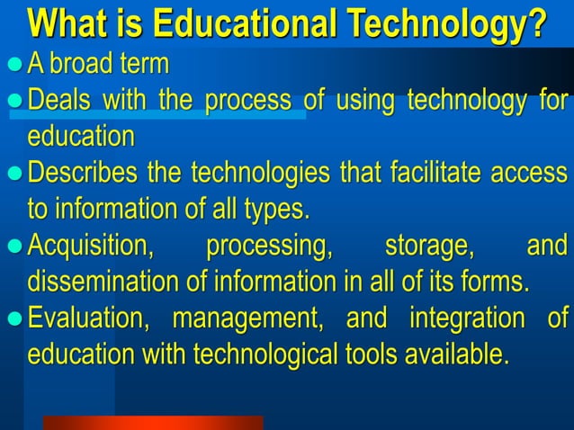 Integrating educational technology into teaching