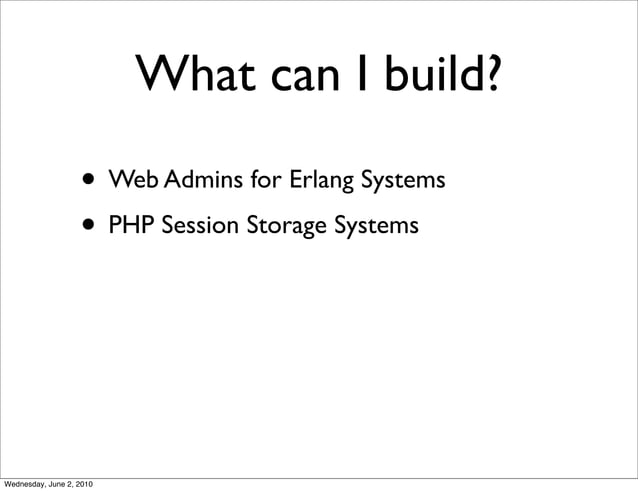 Integrating Erlang with PHP | PPT Integrating Erlang with PHP | PPT