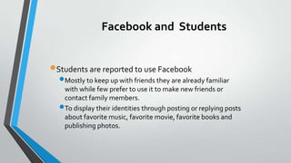 Integrating facebook into language teaching | PPT
