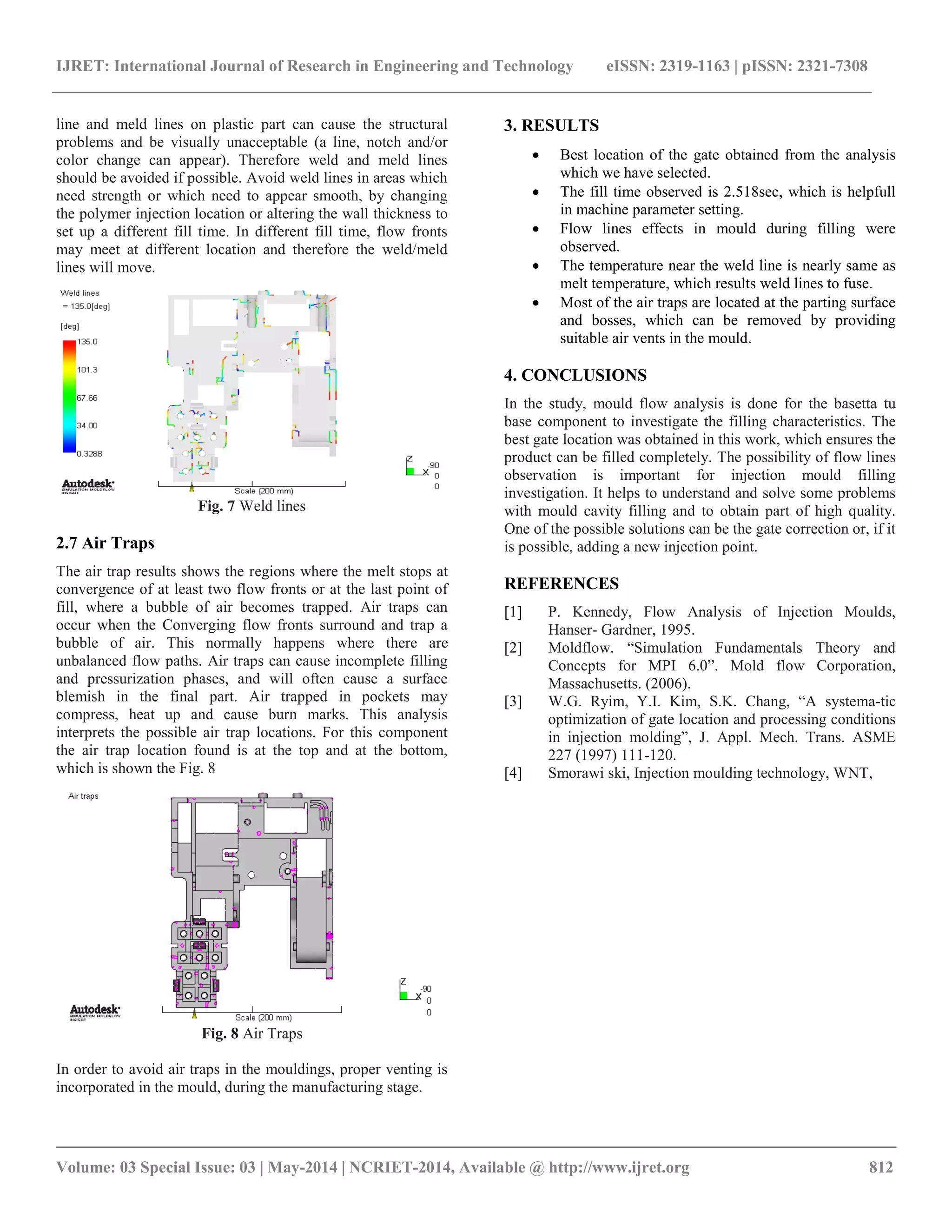 Integrating flow simulation for injection moulding component basetta tu base | PDF