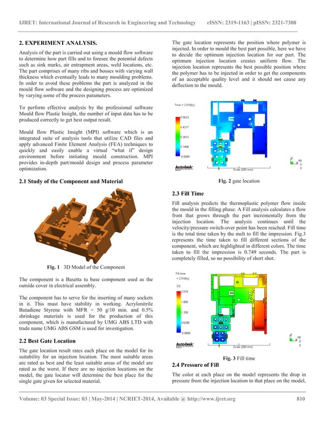 Integrating flow simulation for injection moulding component basetta tu base | PDF