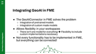 Integrating GeoAI Models in FME | PDF