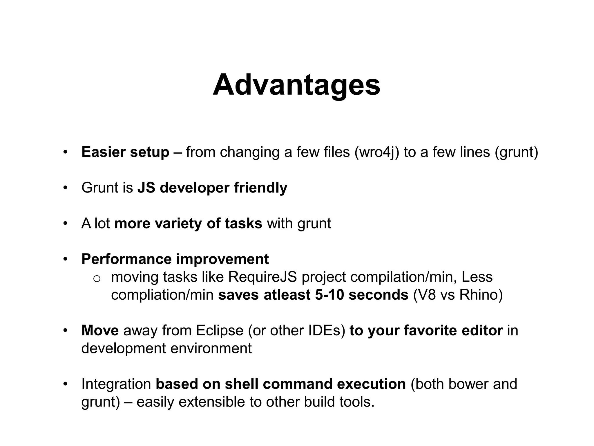 Integrating grunt and bower with maven | PPTX