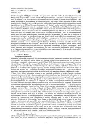 Integrating ict in library management design and development of an ...