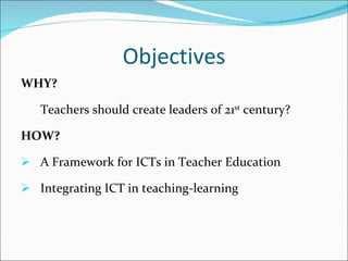 Integrating ICT into Teaching Learning | PPT