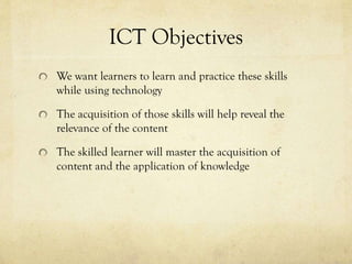 Integrating ict into the curriculum | PPT