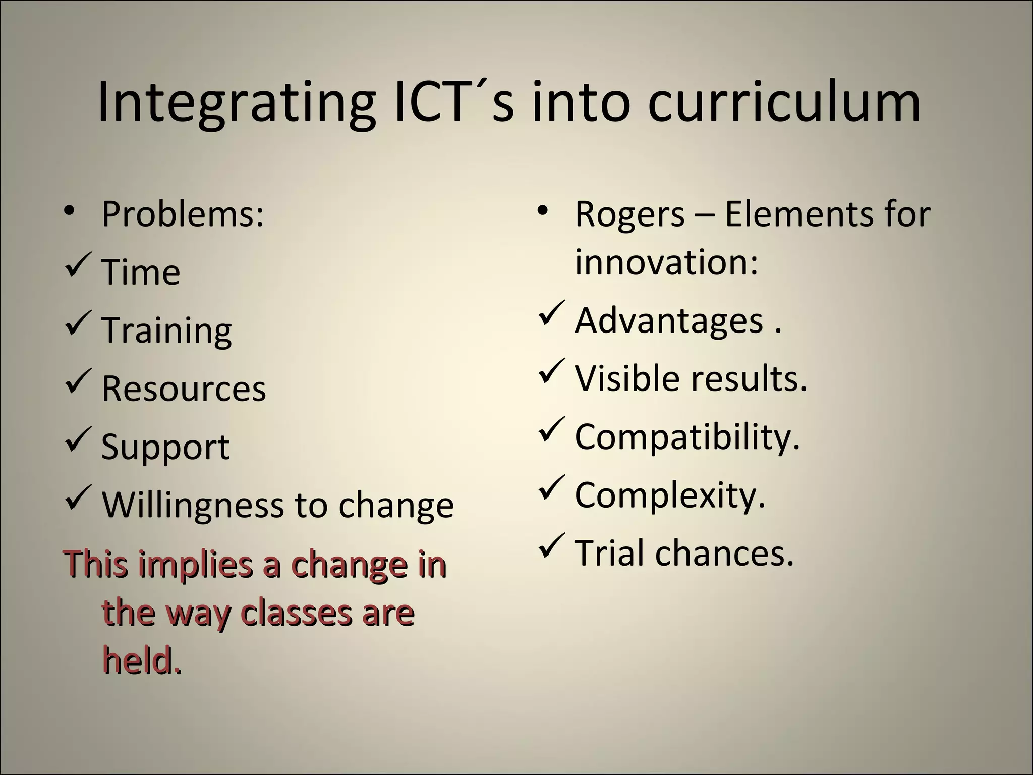 Integrating Ict´S Into Curriculum | PPT