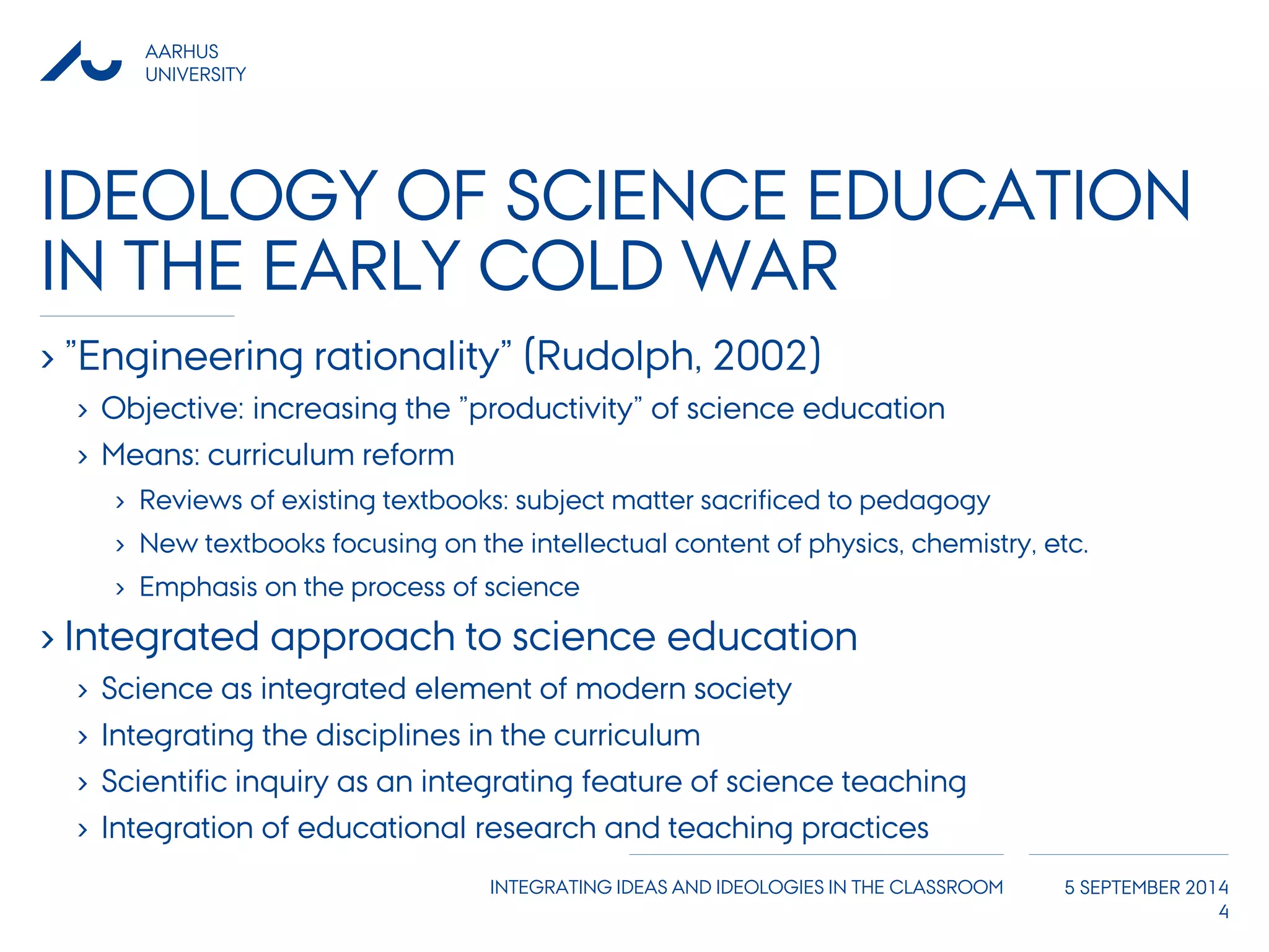 Integrating ideas and ideologies in the classroom | PPTX