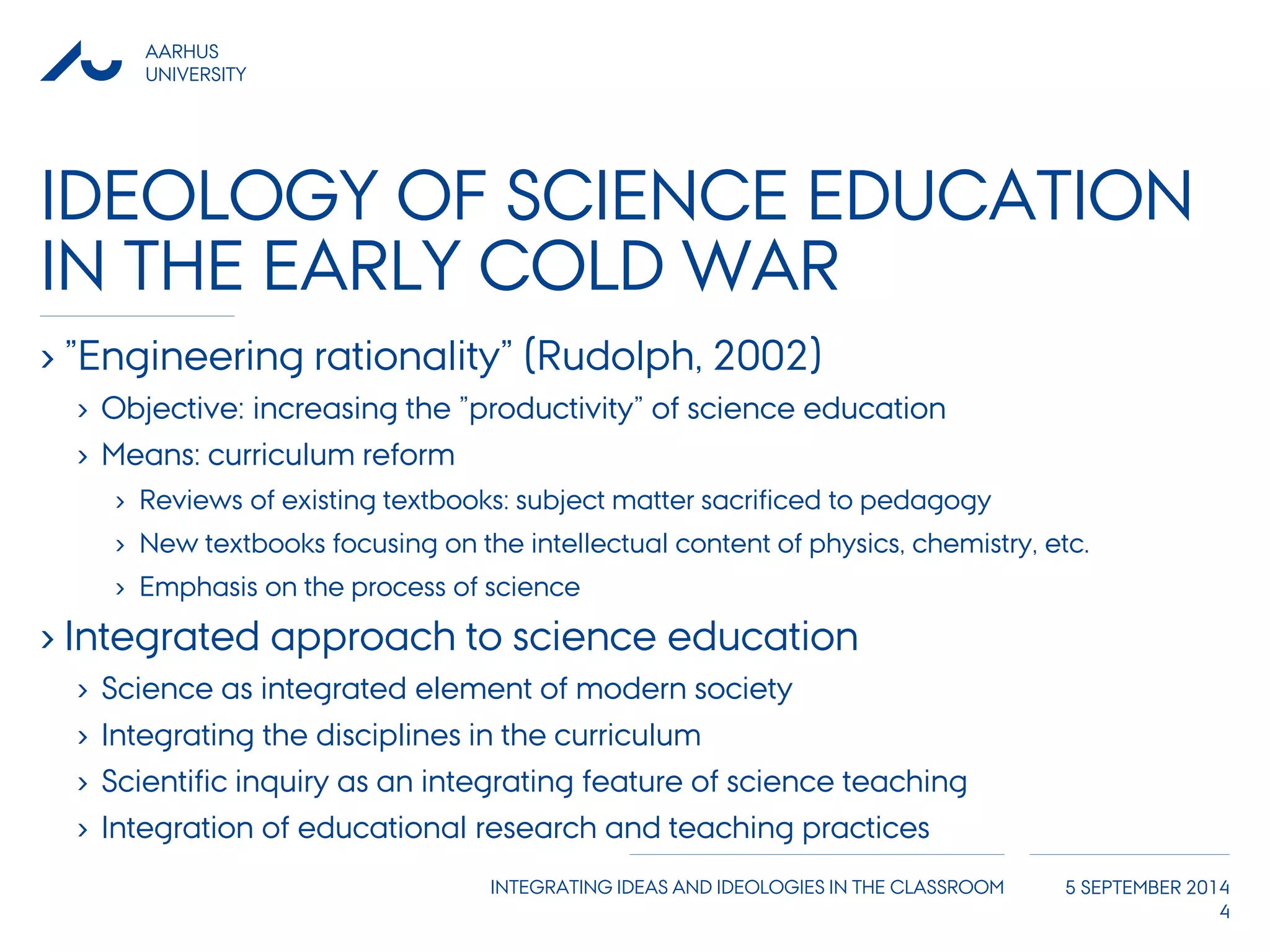 Integrating ideas and ideologies in the classroom | PPTX