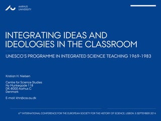 Integrating ideas and ideologies in the classroom | PPTX
