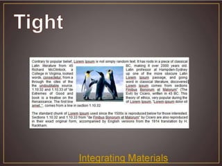 Integrating images and external material | PPTX
