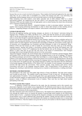 Integrating language learning strategies to promote active cooperative language learning | PDF ...