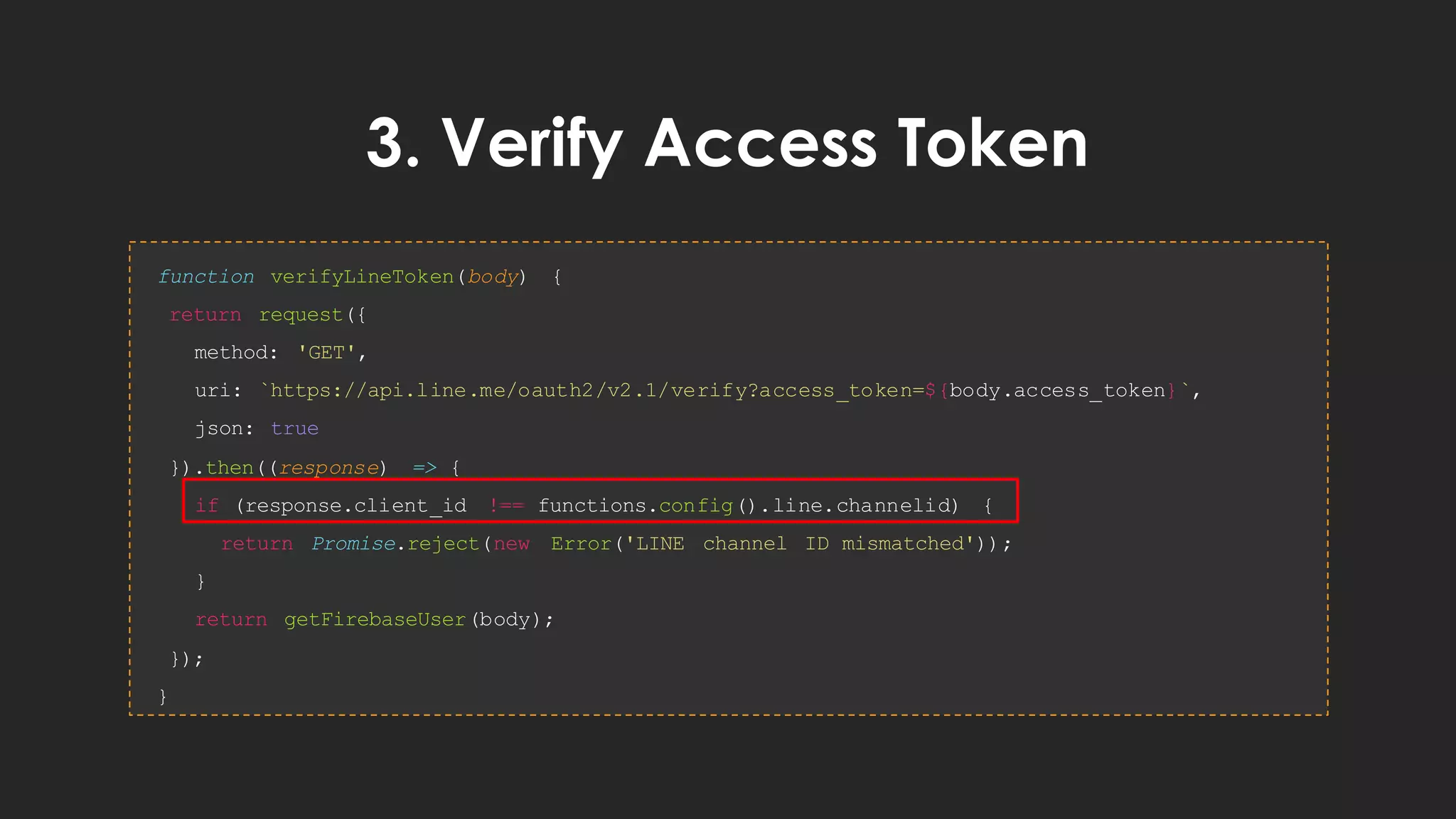 Integrating LINE Login with Firebase | PPT