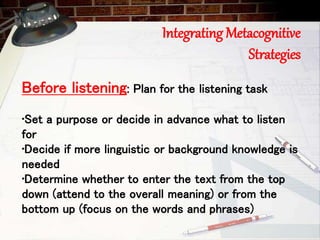 Integrating listening lessons | PPT