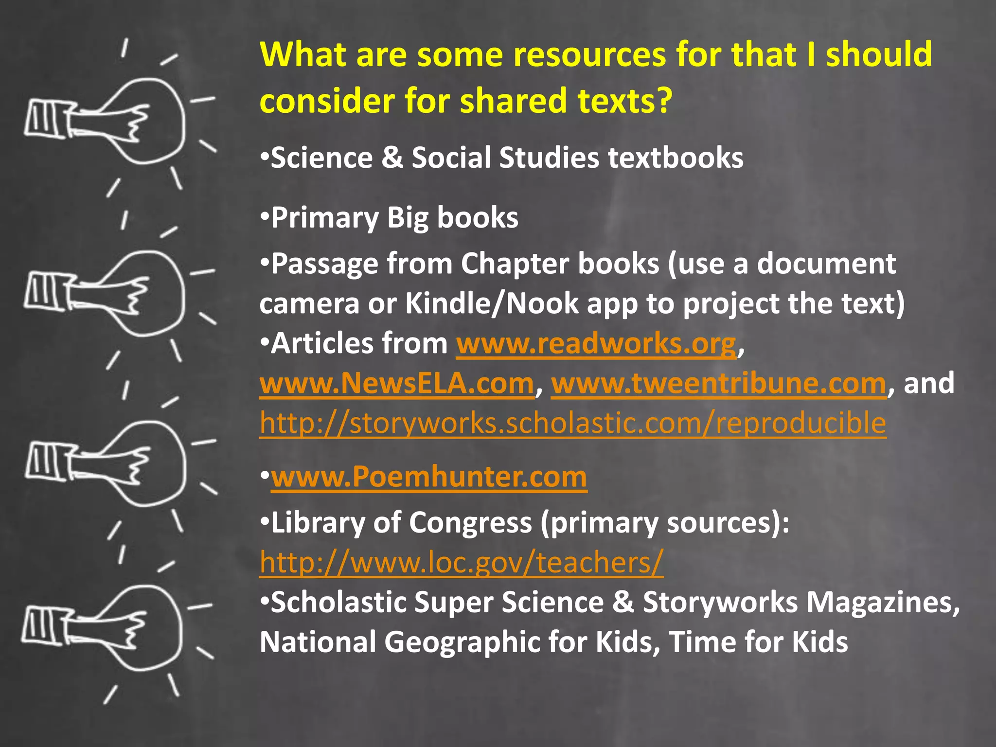 Integrating Literacy Across the Curriculum | PDF