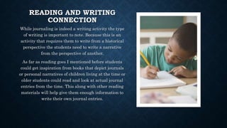 Integrating literacy in social studies | PPTX