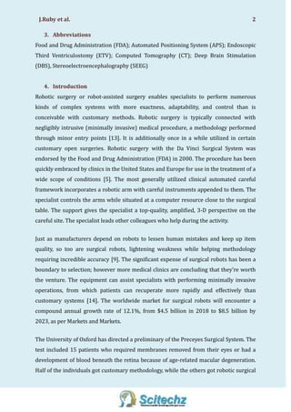 Integrating Medical Robots for Brain Surgical Applications | PDF