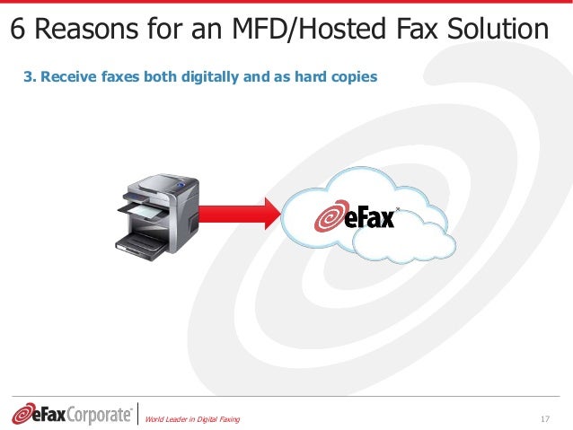 Integrating MFDs into a Hosted Fax Solution | eFax Corporate