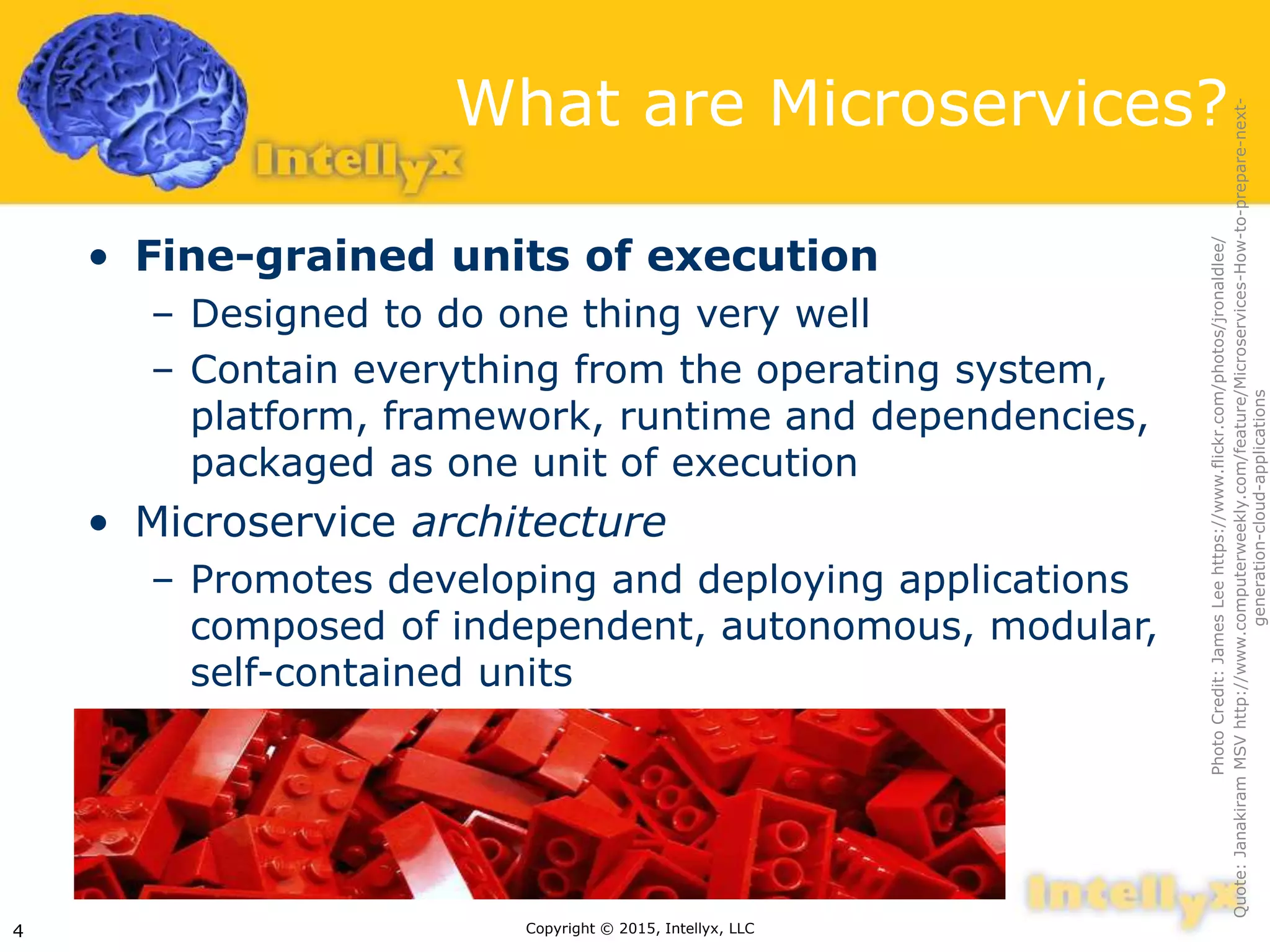 Integrating microservices in the cloud | PPT