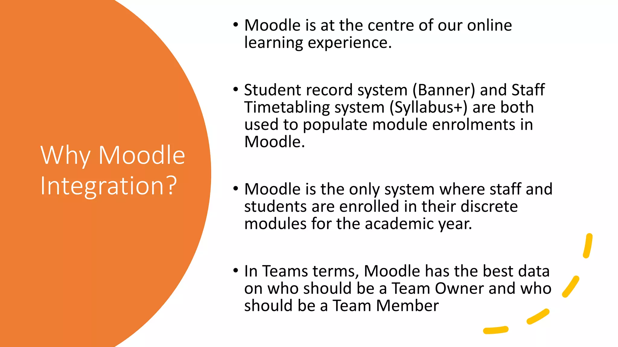 EdTech 2021: Integrating Microsoft Teams with Moodle | PPTX | Internet | Computing