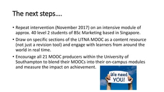 Integrating moocs into modules ICEM17 Naples | PPTX