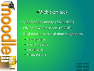 Integrating Moodle With Enterprise Systems | ODP | Computing | Technology & Computing