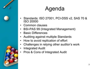 Integrating Multiple IT Security Standards | PPT