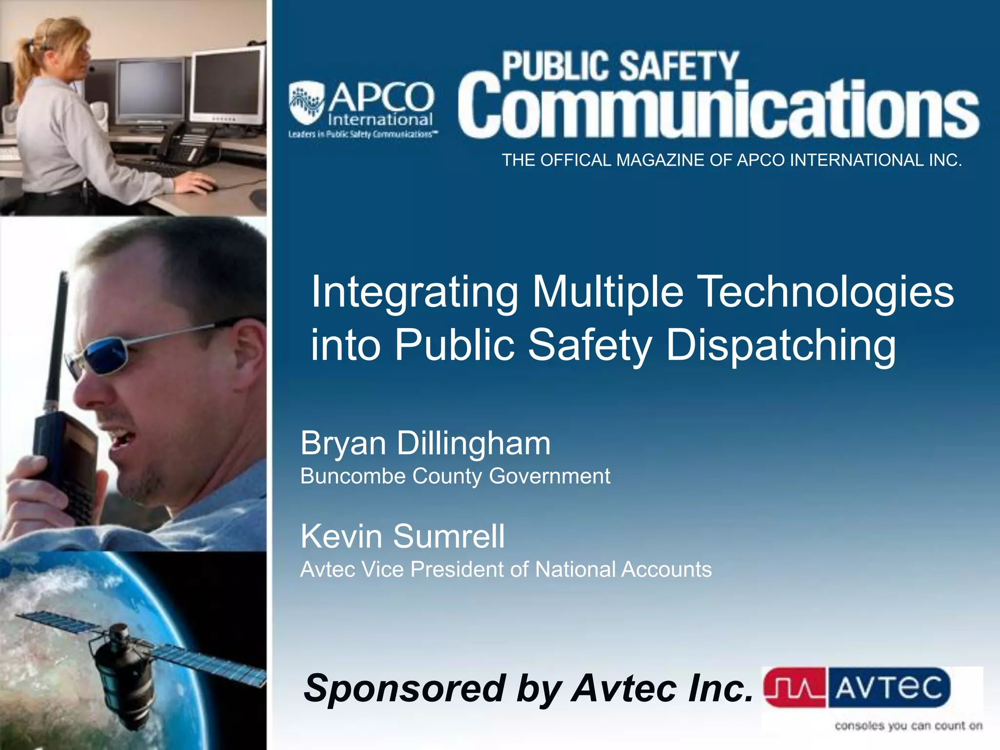 Integrating Multiple Technologies into Public Safety Dispatching | PDF | Computing | Technology ...