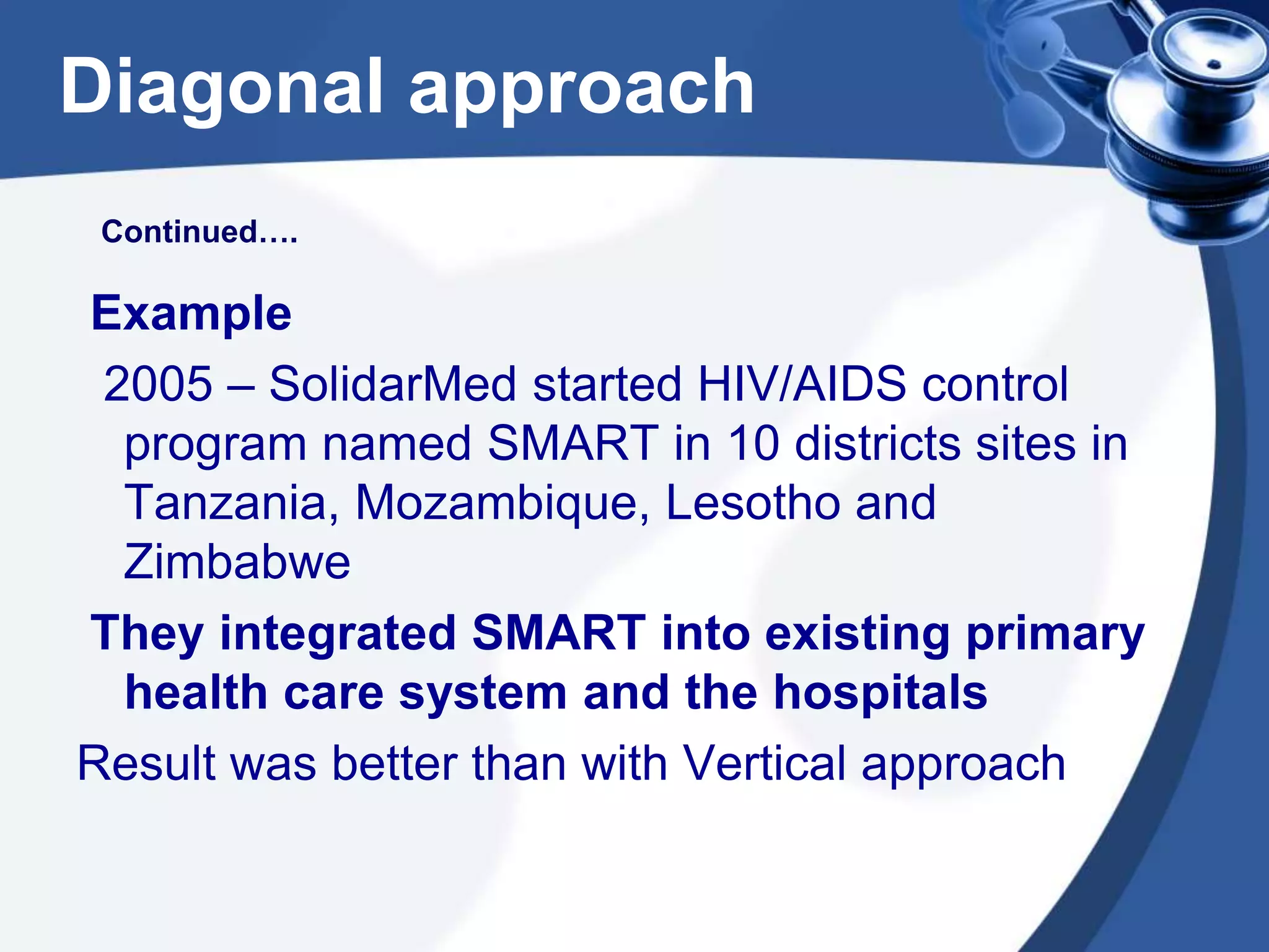 Integrating NCDs and RHD in diagonal program | PPTX | Infectious ...