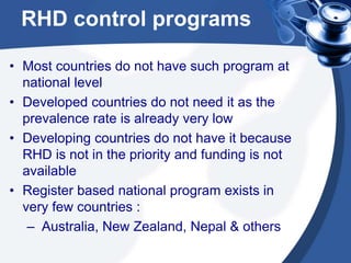 Integrating NCDs and RHD in diagonal program | PPTX | Infectious ...
