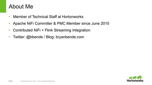 Integrating Apache NiFi and Apache Flink | PPT