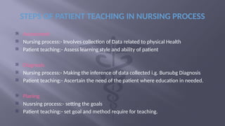 Integrating nursing process in patient teaching.pptx