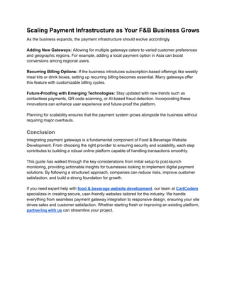 Integrating Payment Gateways in Food & Beverage Website Development_ A Step-by-Step Guide.pdf