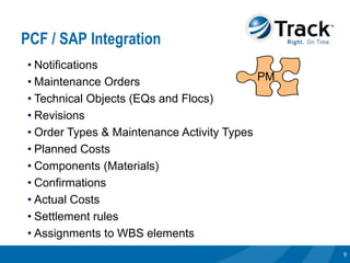 Integrating PCF with SAP | PPTX