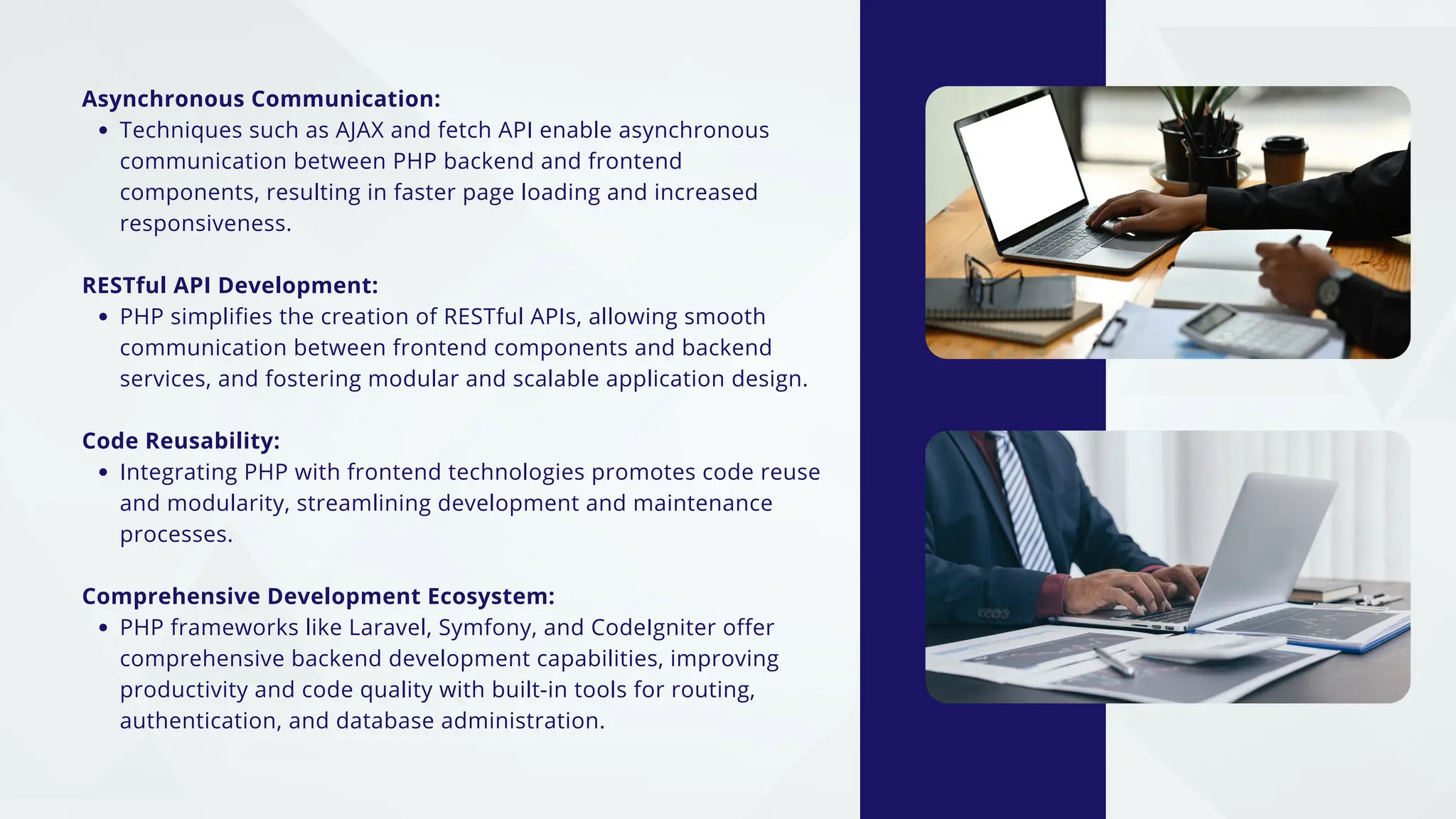 Integrating PHP with Modern Frontend Technologies PPT.pdf Integrating PHP with Modern Frontend Technologies PPT.pdf
