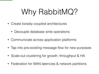 Integrating PostgreSql with RabbitMQ | PPT