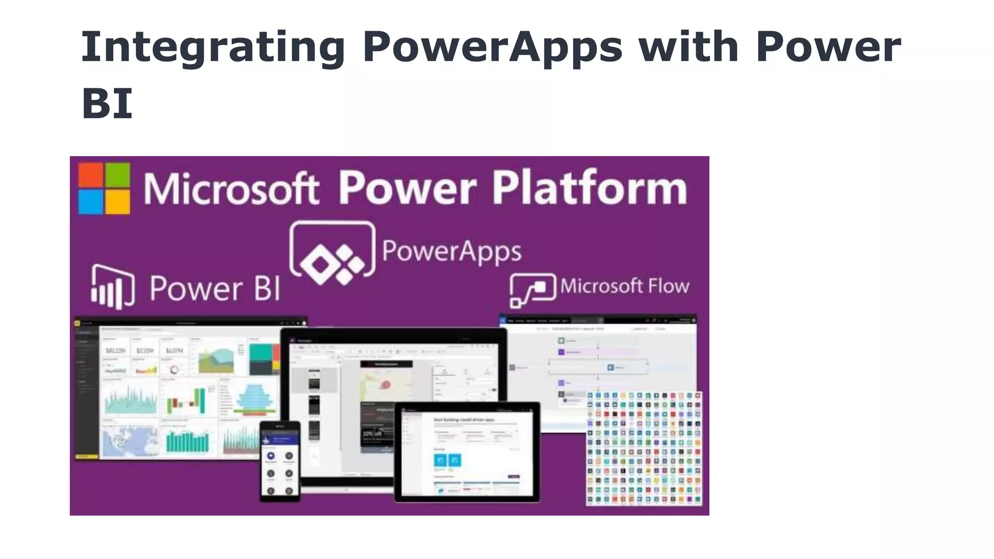 Integrating power apps with power bi | PPT Integrating power apps with power bi | PPT