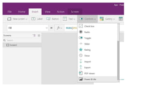 Integrating power apps with power bi | PPTX