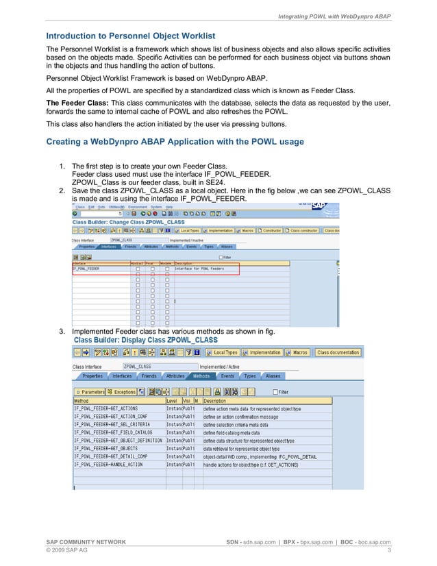 Integrating powl with web dynpro abap. | PDF