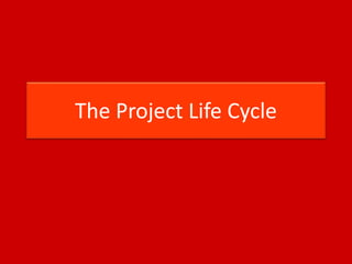 Integrating project life cycle with process groups | PPT