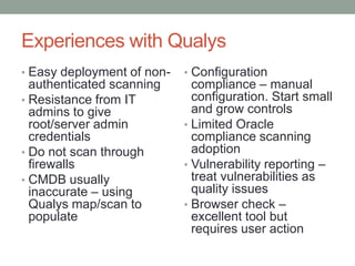 Integrating Qualys into the patch and vulnerability management ...